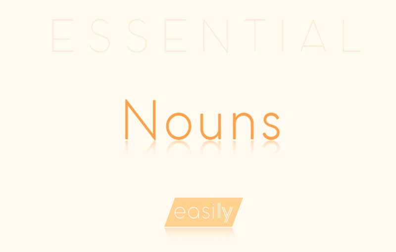 Essential English nouns (General and academic nouns) - easillyy